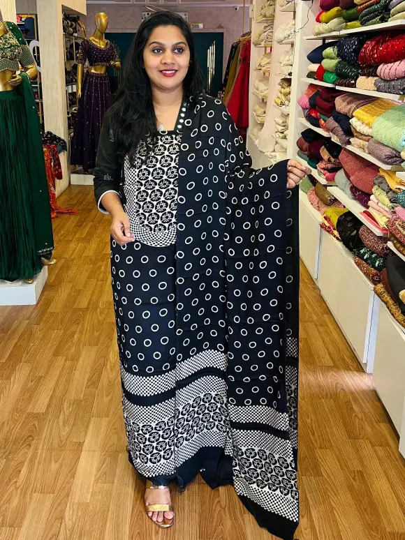 3 PIECE MODAL SILK UNSTITCHED SALWAR SUIT