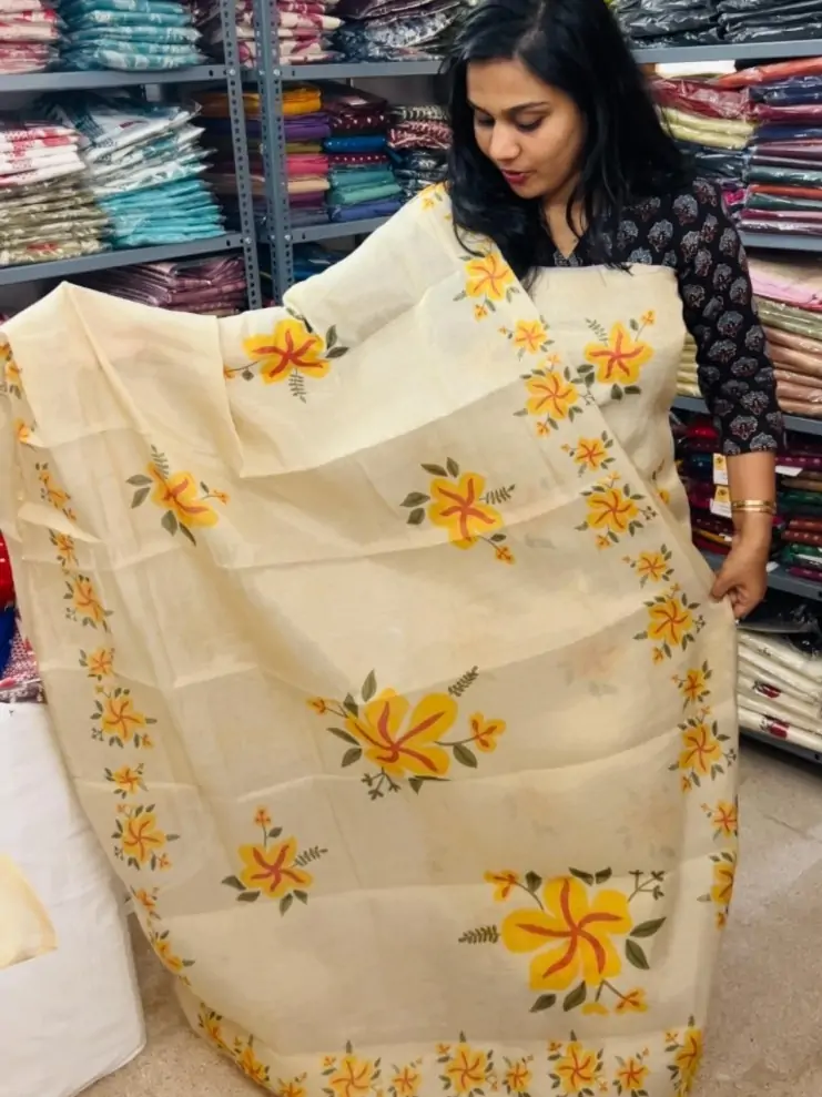 ONAM SPECIAL 3 PIECE UNSTITCHED SALWAR SUIT